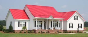 Houses with red metal roofs - Red roof houses - Myrooff.com