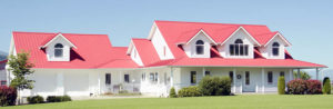 Houses with red metal roofs - Red roof houses - Myrooff.com
